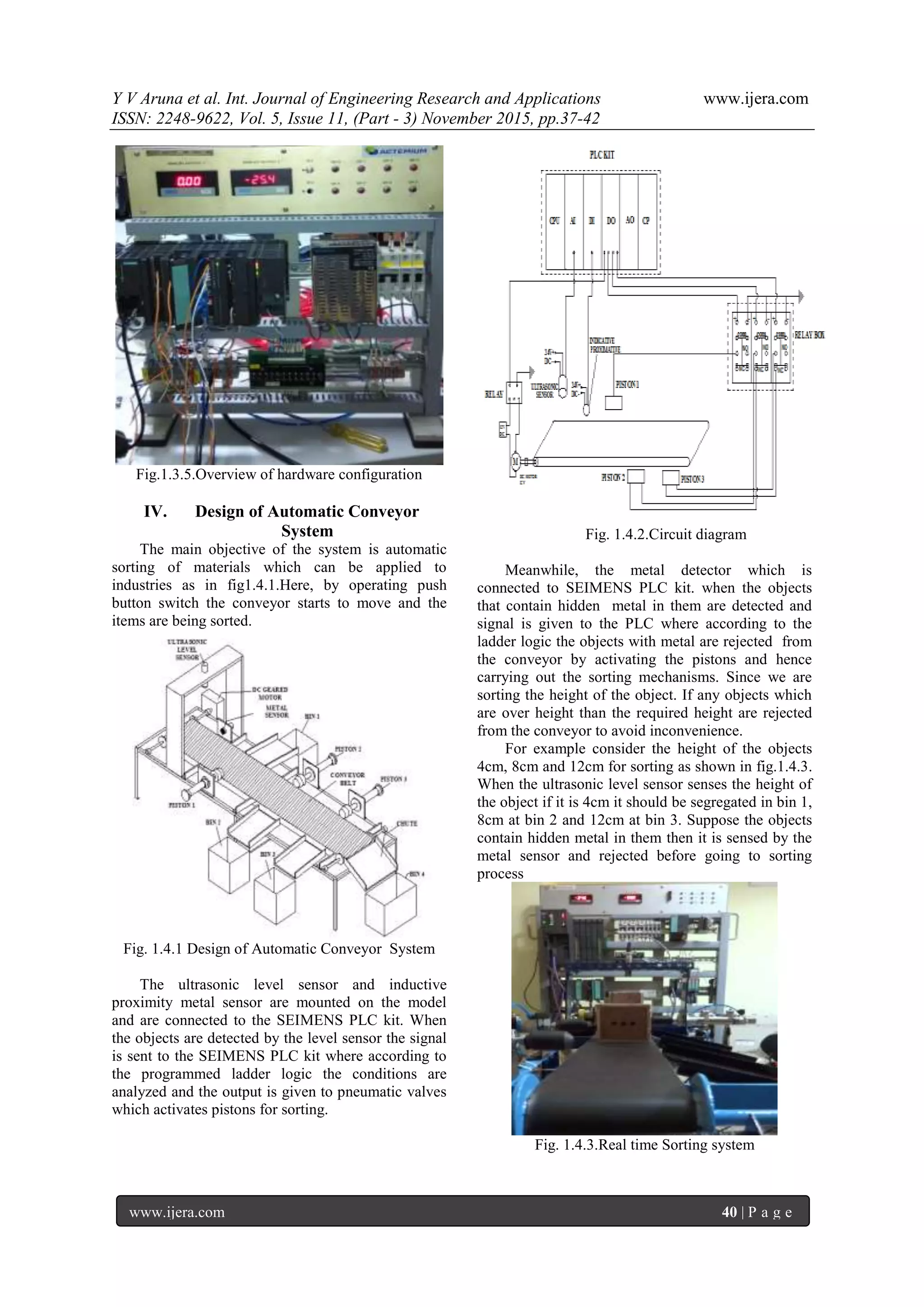 Automatic convey or System with In–Process Sorting Mechanism using PLC ...