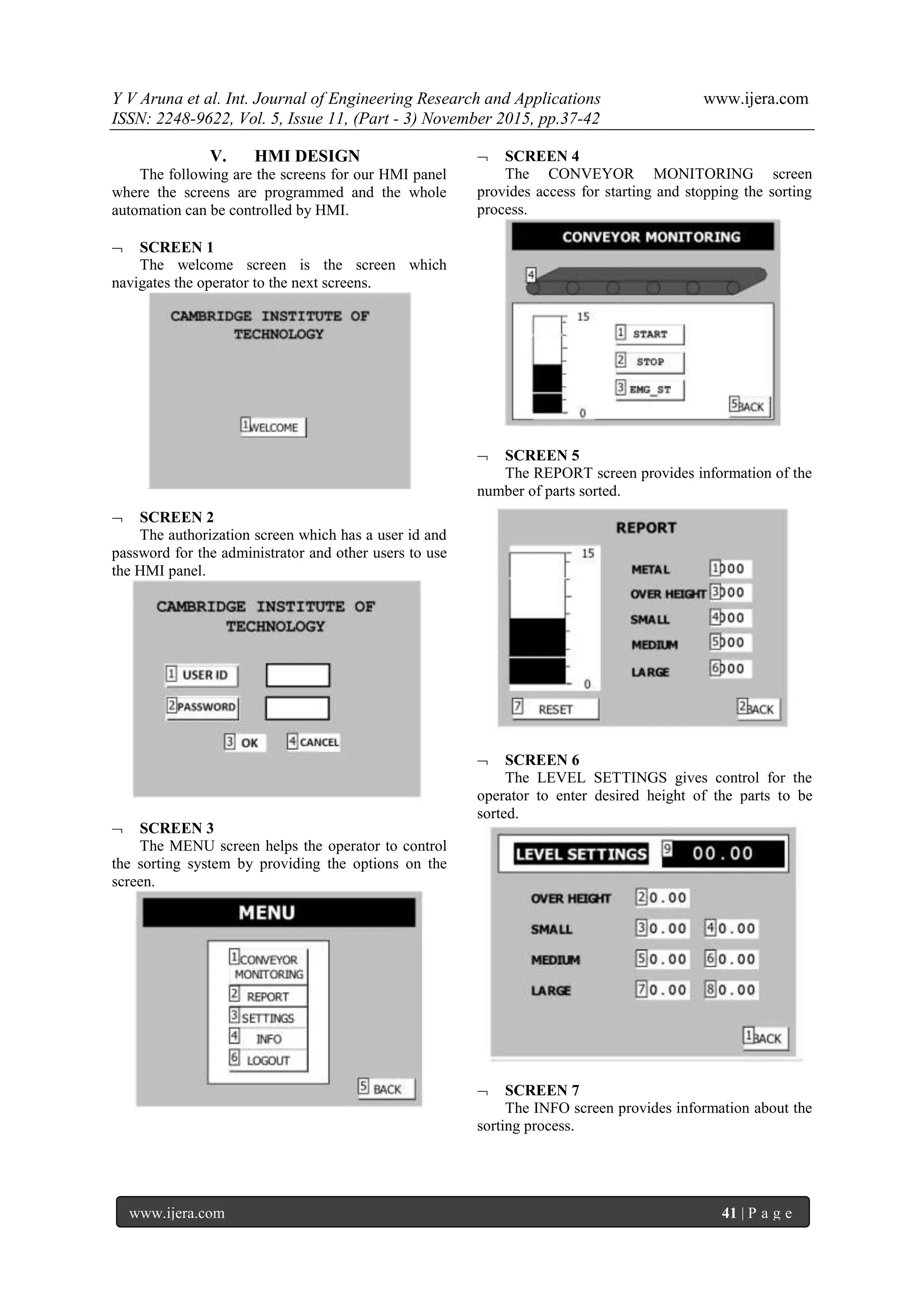 Automatic convey or System with In–Process Sorting Mechanism using PLC and HMI System | PDF