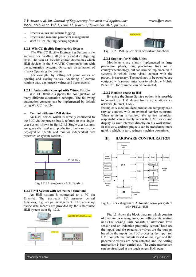 Automatic convey or System with In–Process Sorting Mechanism using PLC and HMI System | PDF