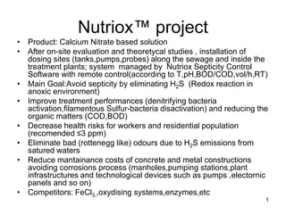 Nutriox Project | PPTX