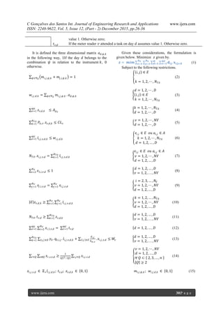 A mathematical modeling proposal for a Multiple Tasks Periodic Capacitated Arc Routing Problem ...