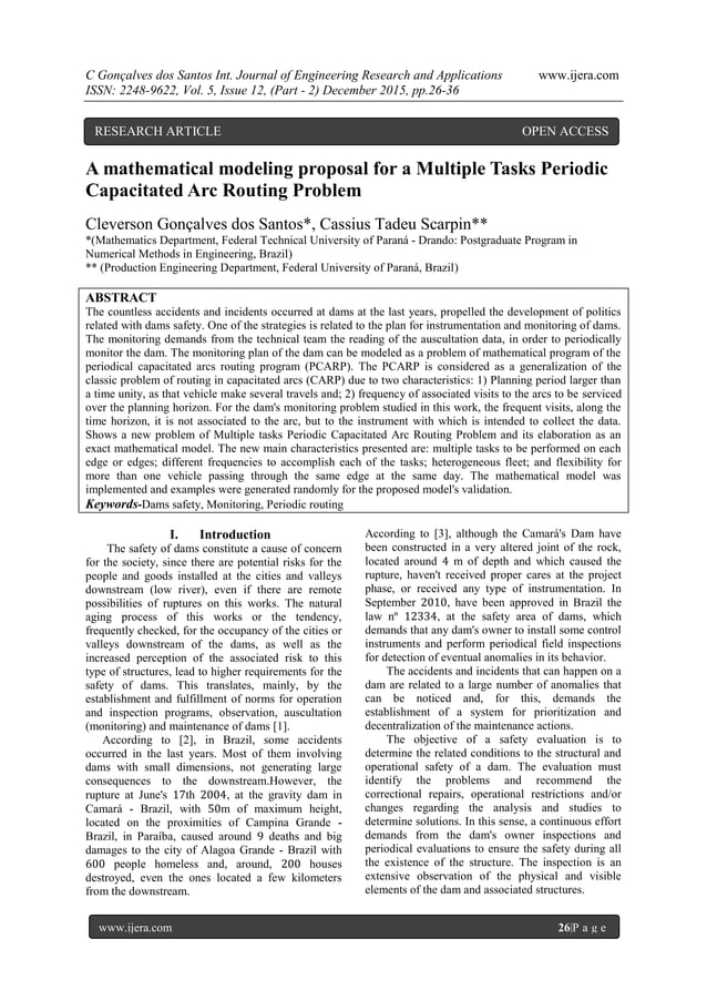 A Mathematical Modeling Proposal For A Multiple Tasks Periodic Capacitated Arc Routing Problem