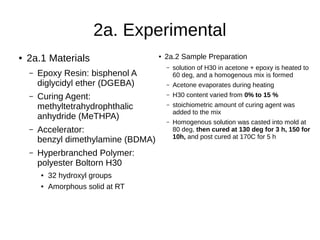 Epoxy mechanical properties | ODP