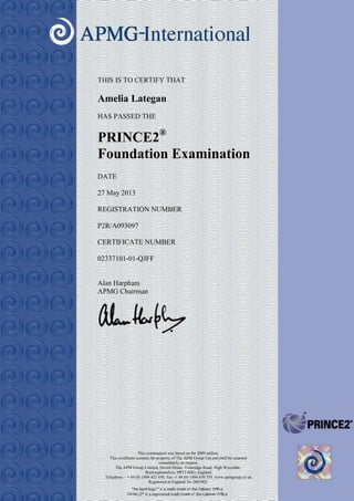 Prince 2 Foundation | PDF
