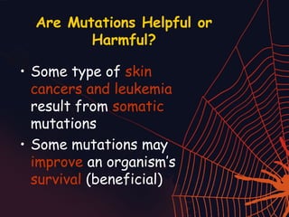 types of mutations sciece term 3 | PPT