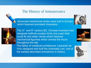 Animatronics PPT | PPT