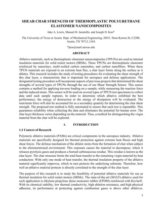 SHEAR CHAR STRENGTH OF TPUNS | PDF | Chemistry | Science