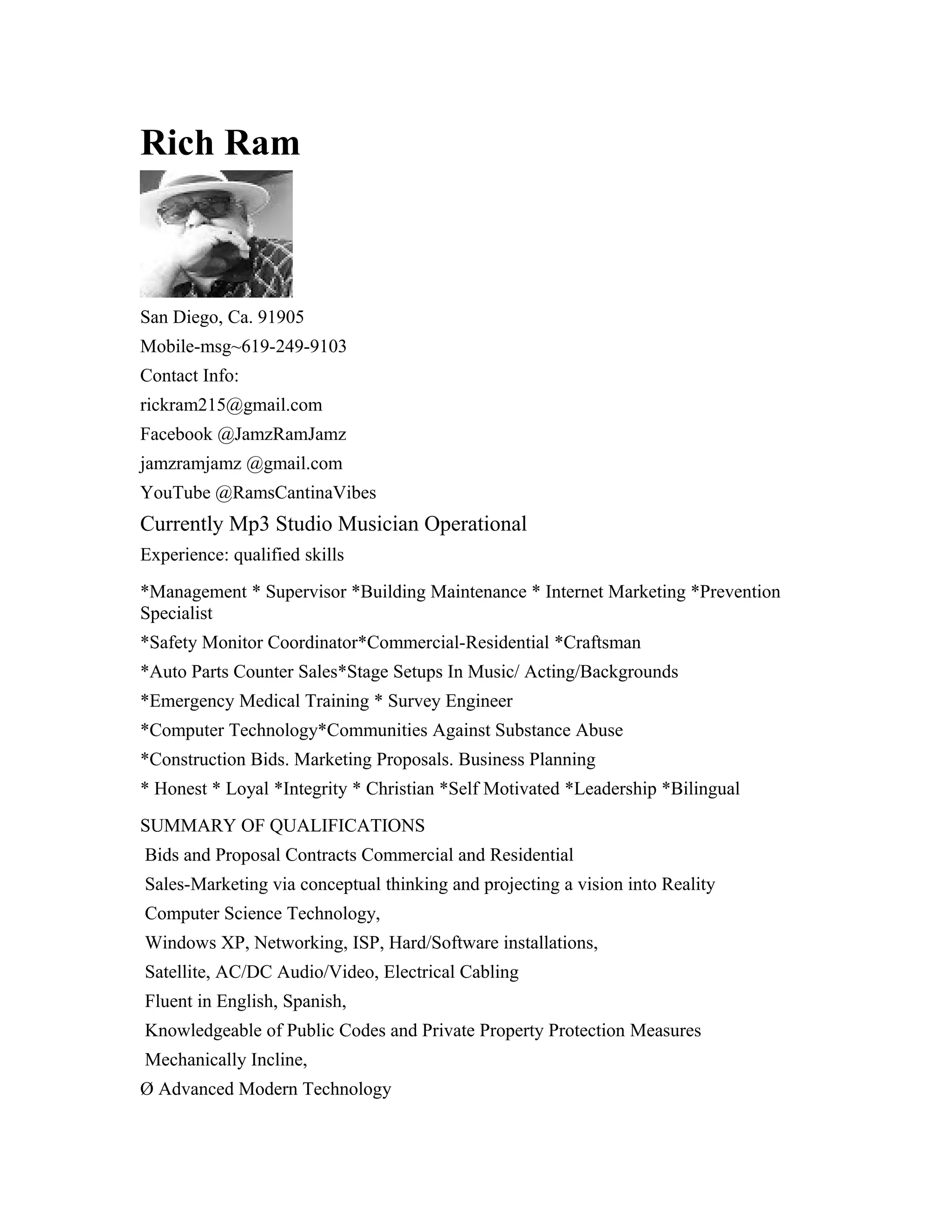 resume 2016 | RTF | Careers