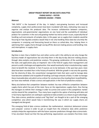 GROUP PROJECT REPORT_FY6055_FX7378 | PDF