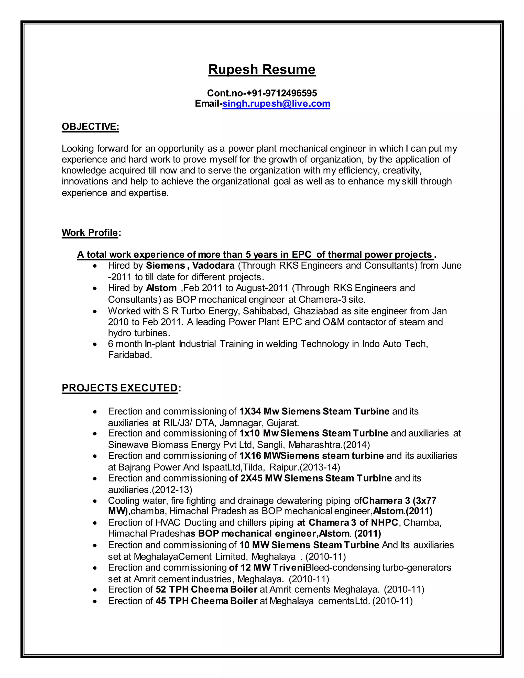 Resume rupesh | DOCX