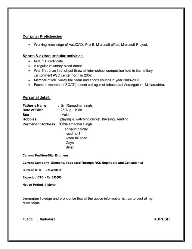 Resume rupesh | DOCX