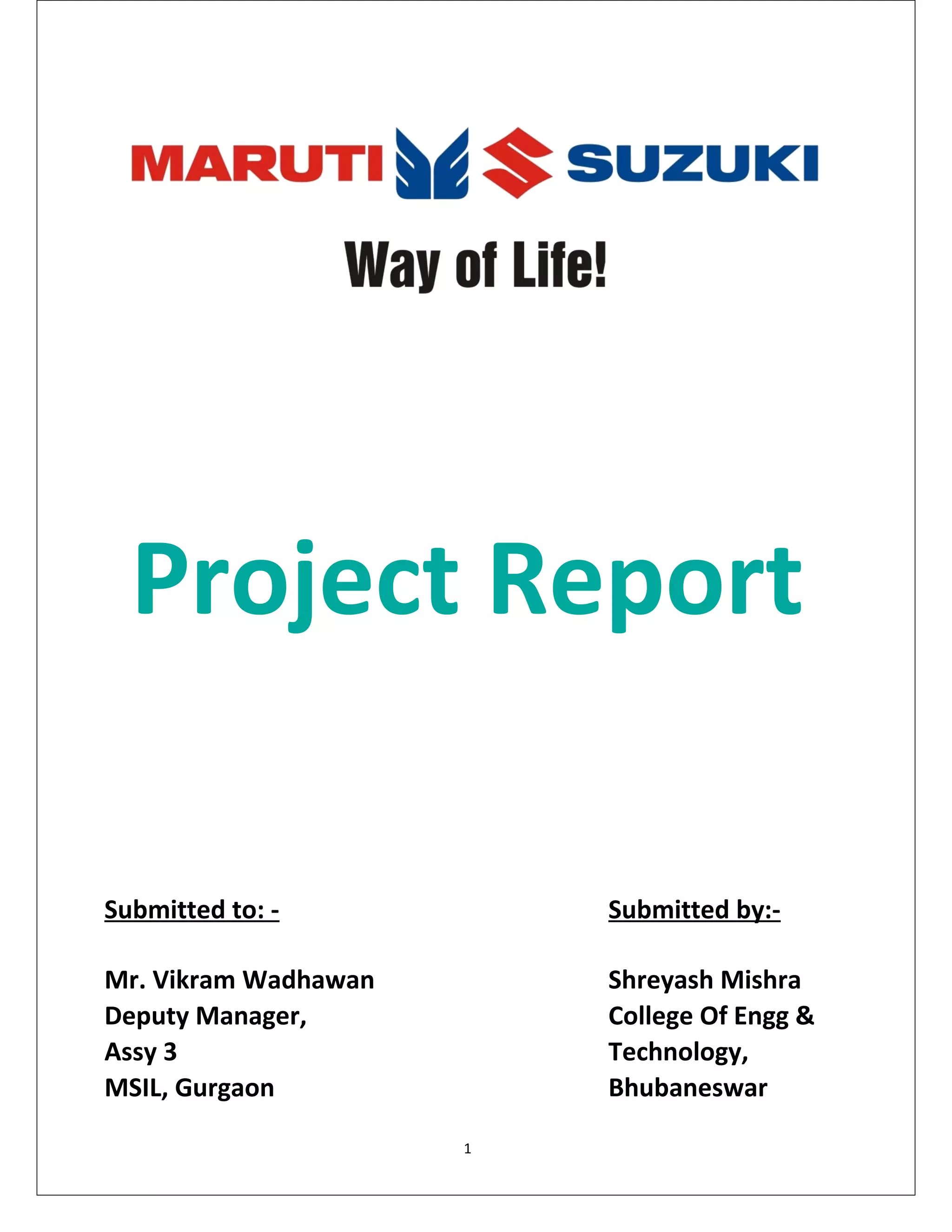 MarutiProject | DOC