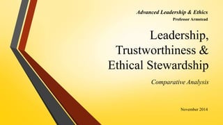 Ethical Leadership | PPT