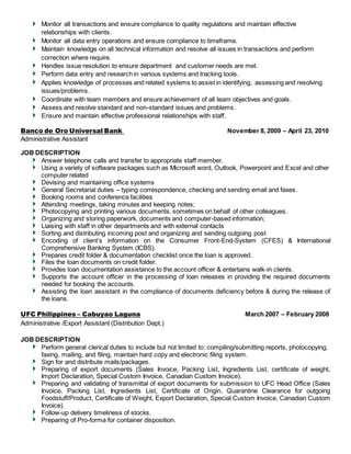 Florence L Gonato CV | DOCX