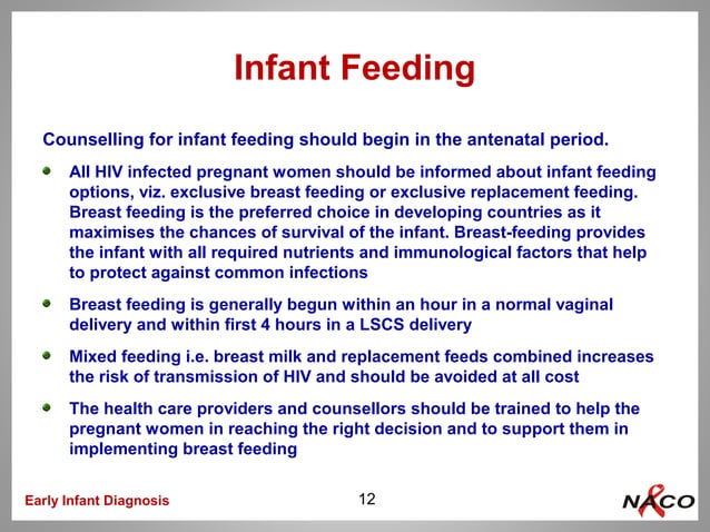 Early Infant Diagnosis of HIV-1 | PPT