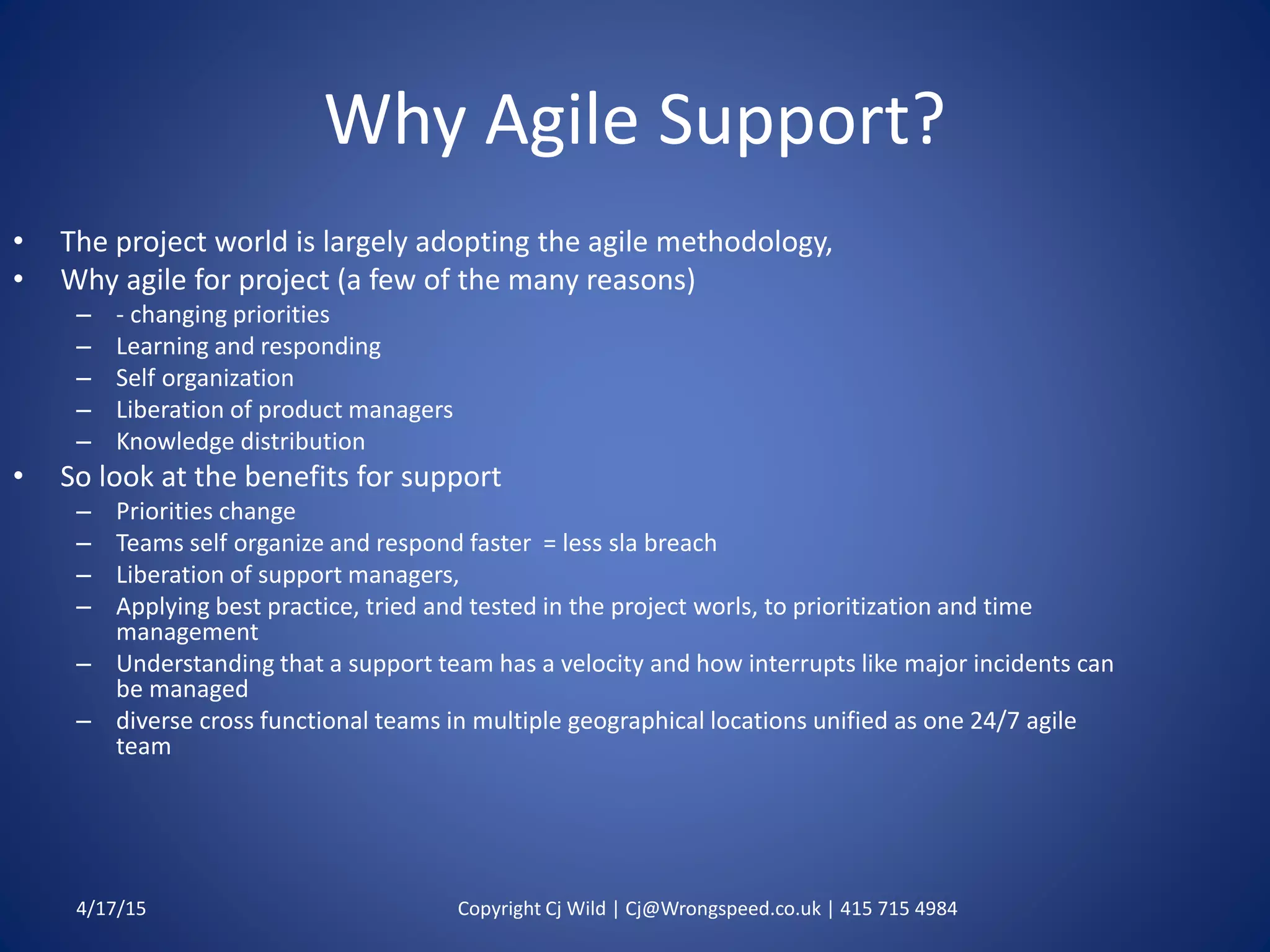 Agile Support | PPT