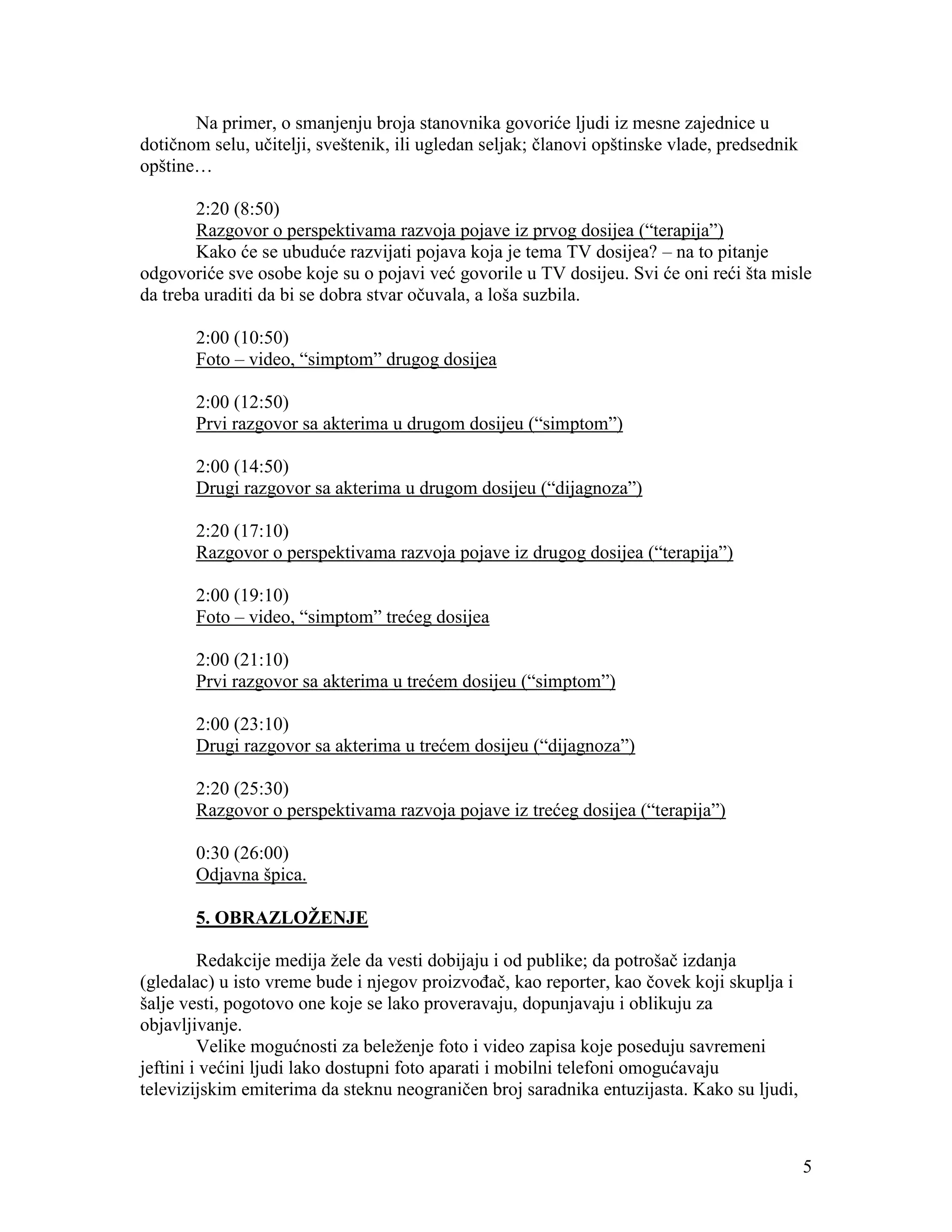 TV projekat Ua Bravo (dosije) | PDF