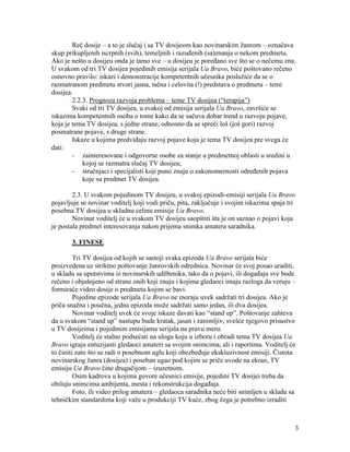 TV projekat Ua Bravo (dosije) | PDF