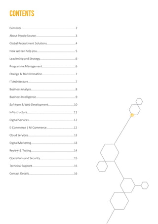 People Source Corporate Brochure | PDF | IT and Internet Support | Internet