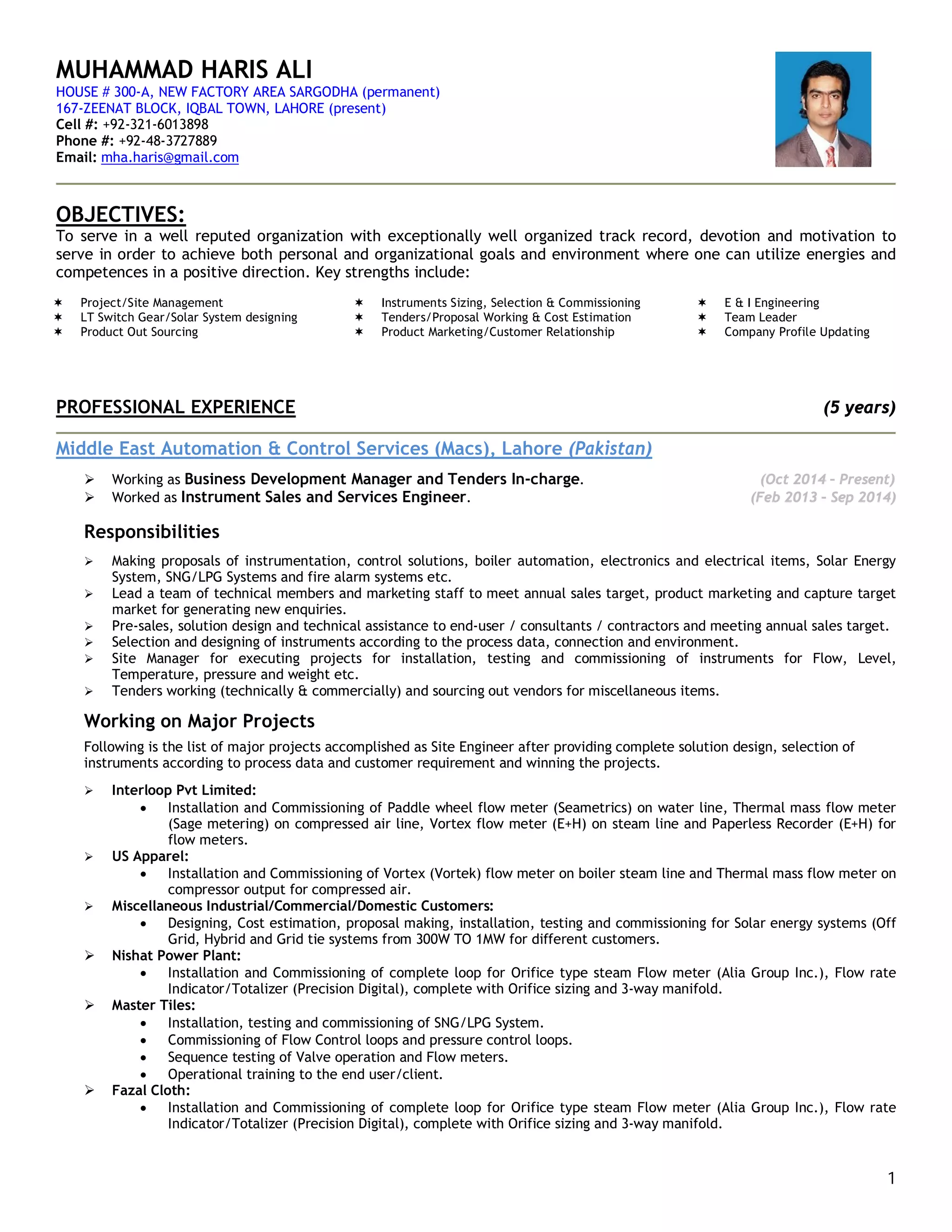 Resume Haris | PDF