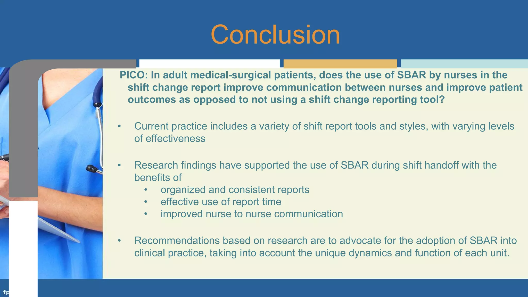 SBAR learning module | PPT