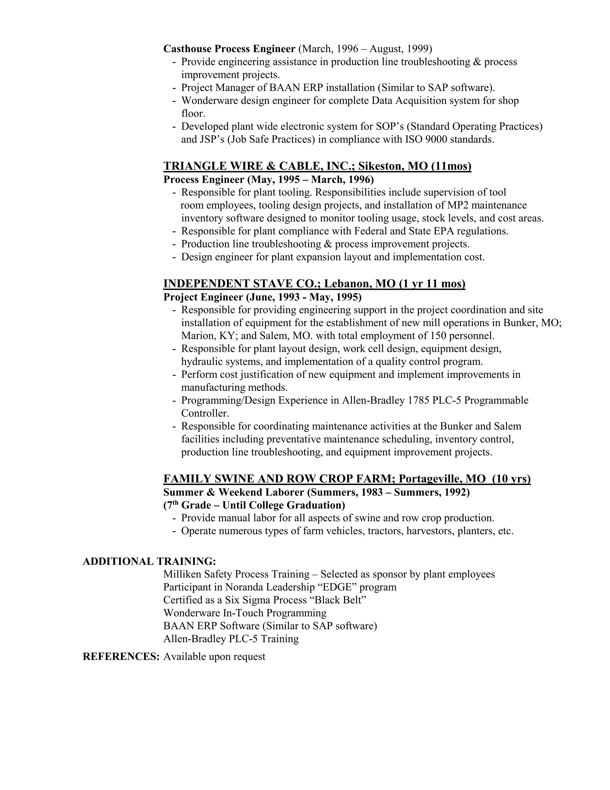 Neil Priggel Resume 4-8-16 | PDF