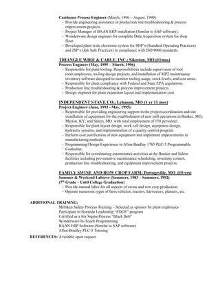 Neil Priggel Resume 4-8-16 | PDF