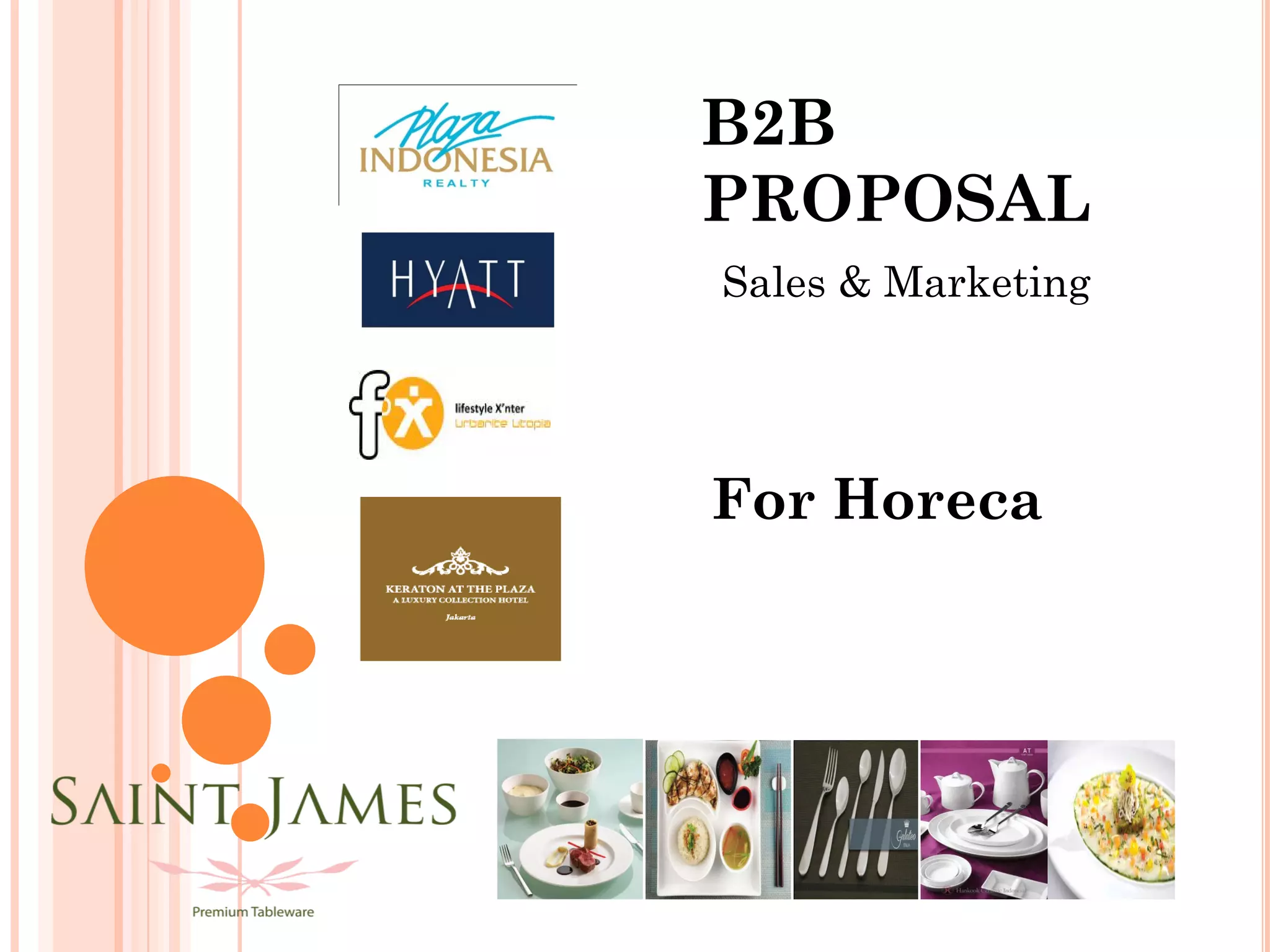 ST.JAMES HORECA Proposal | PDF