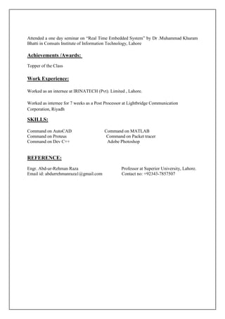 Salman CV | PDF