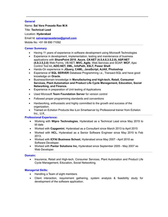 Sai_Resume | PDF
