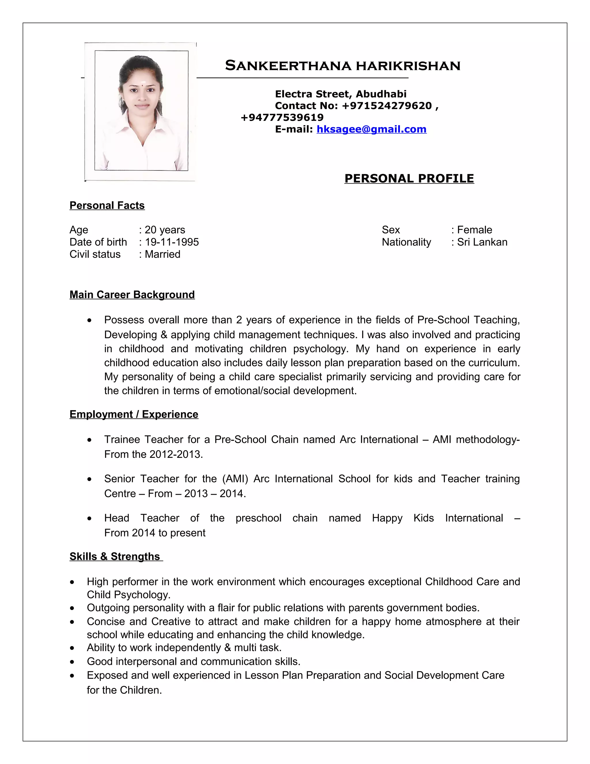 sagee new cv | PDF
