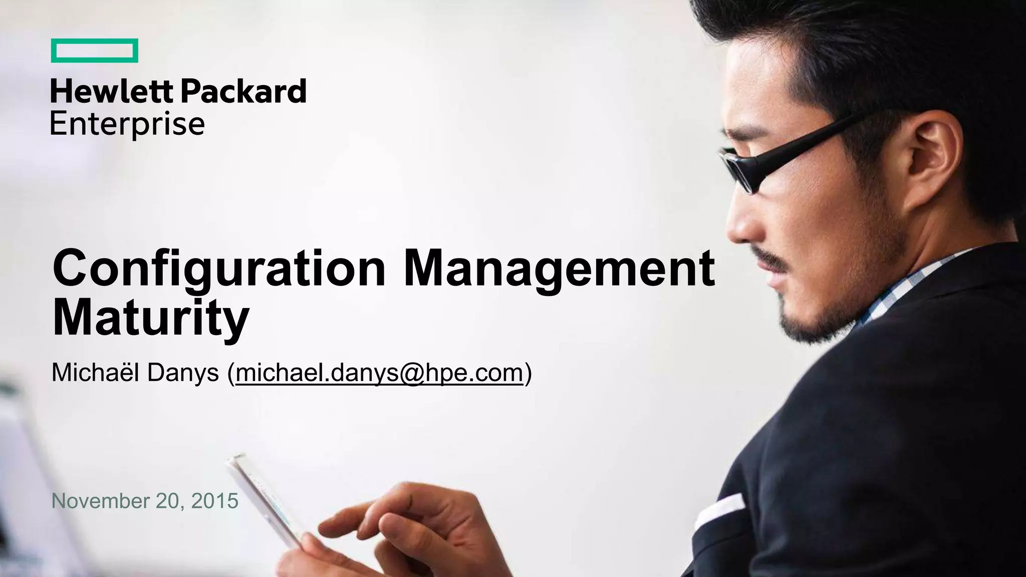Configuration Management Maturity | PPTX