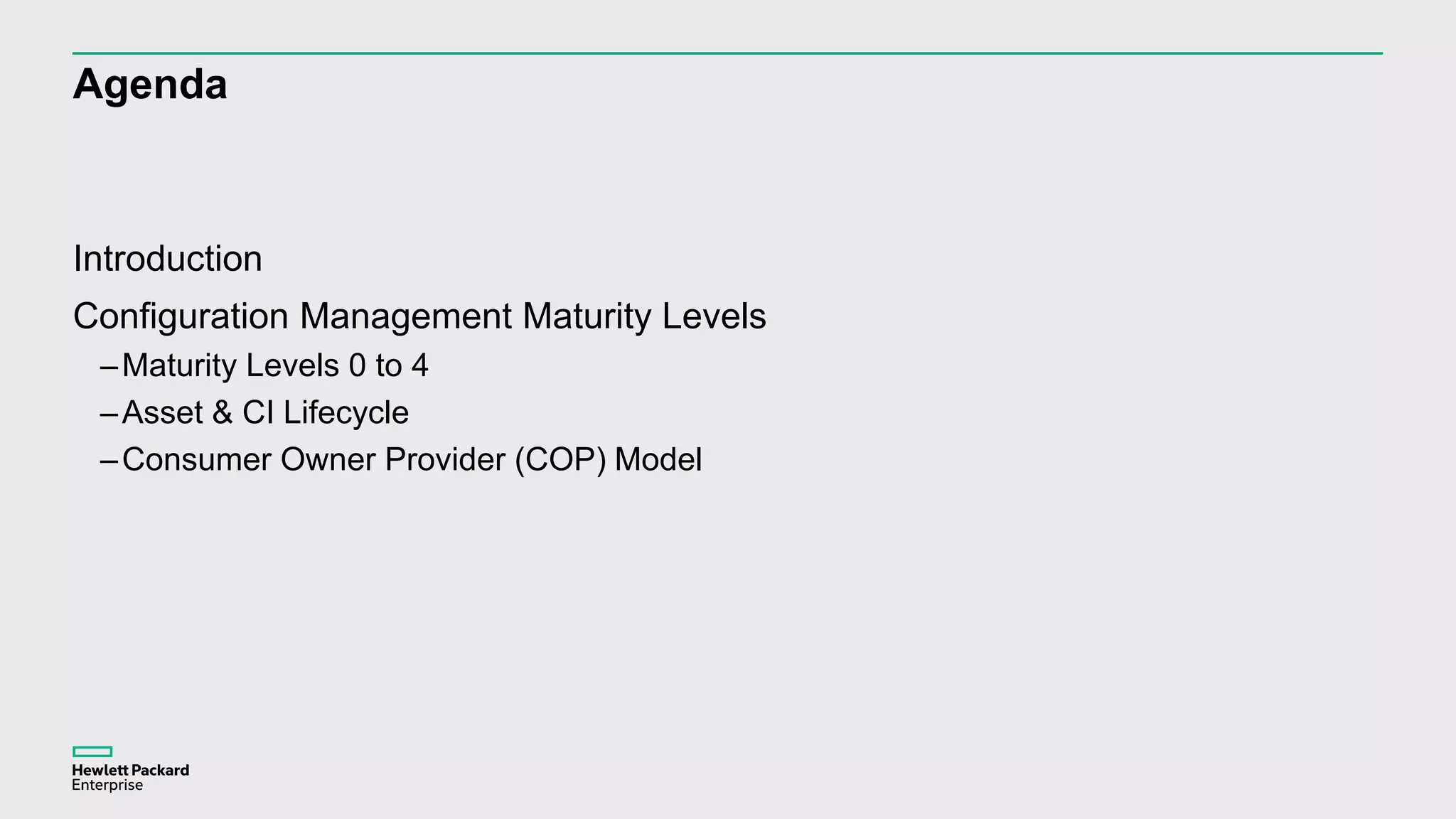 Configuration Management Maturity | PPTX