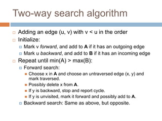 Incremental Topological Ordering (and Cycle Detection) | PPTX | Computing | Technology & Computing