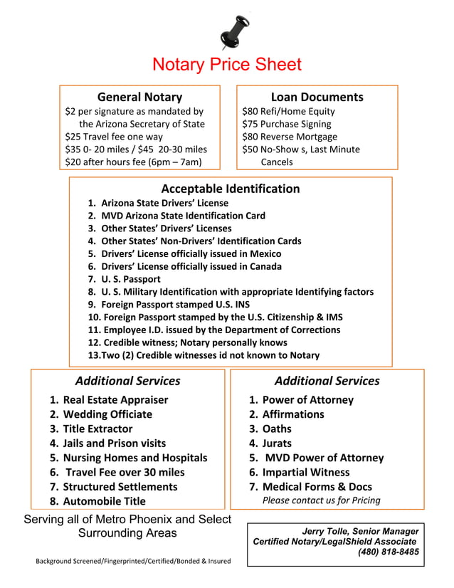 Notary Price | PDF | Law