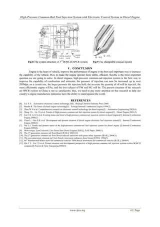 High-Pressure Common-Rail Fuel Injection System with Electronic Control ...