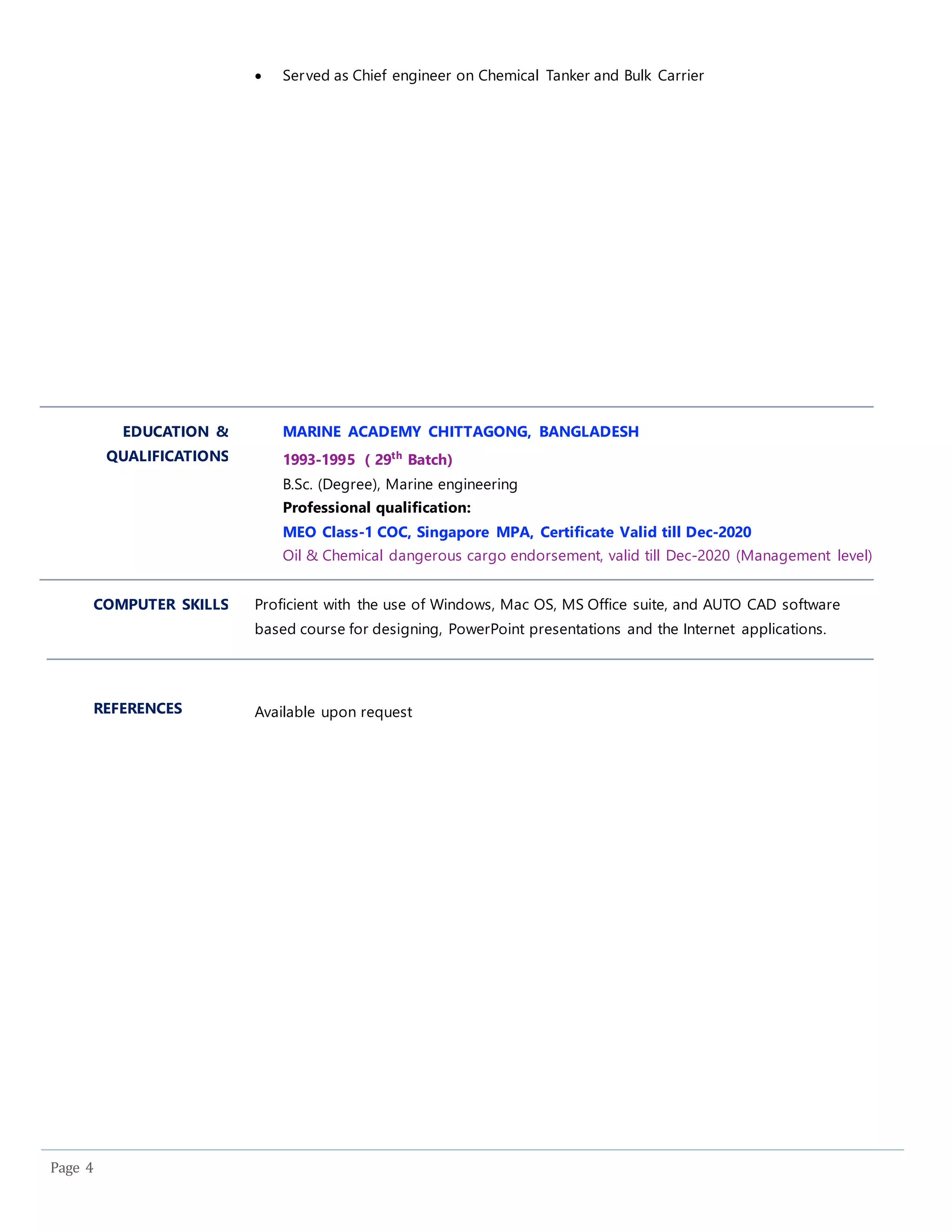 Delwar Hossain CV. | DOCX