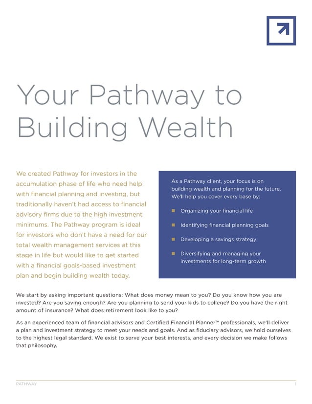 Pathway Program Brochure | PDF