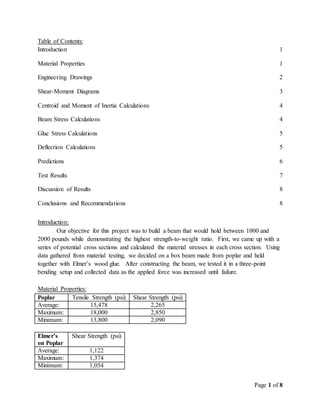 Final Design Report | DOCX | Woodworking | Arts and Crafts