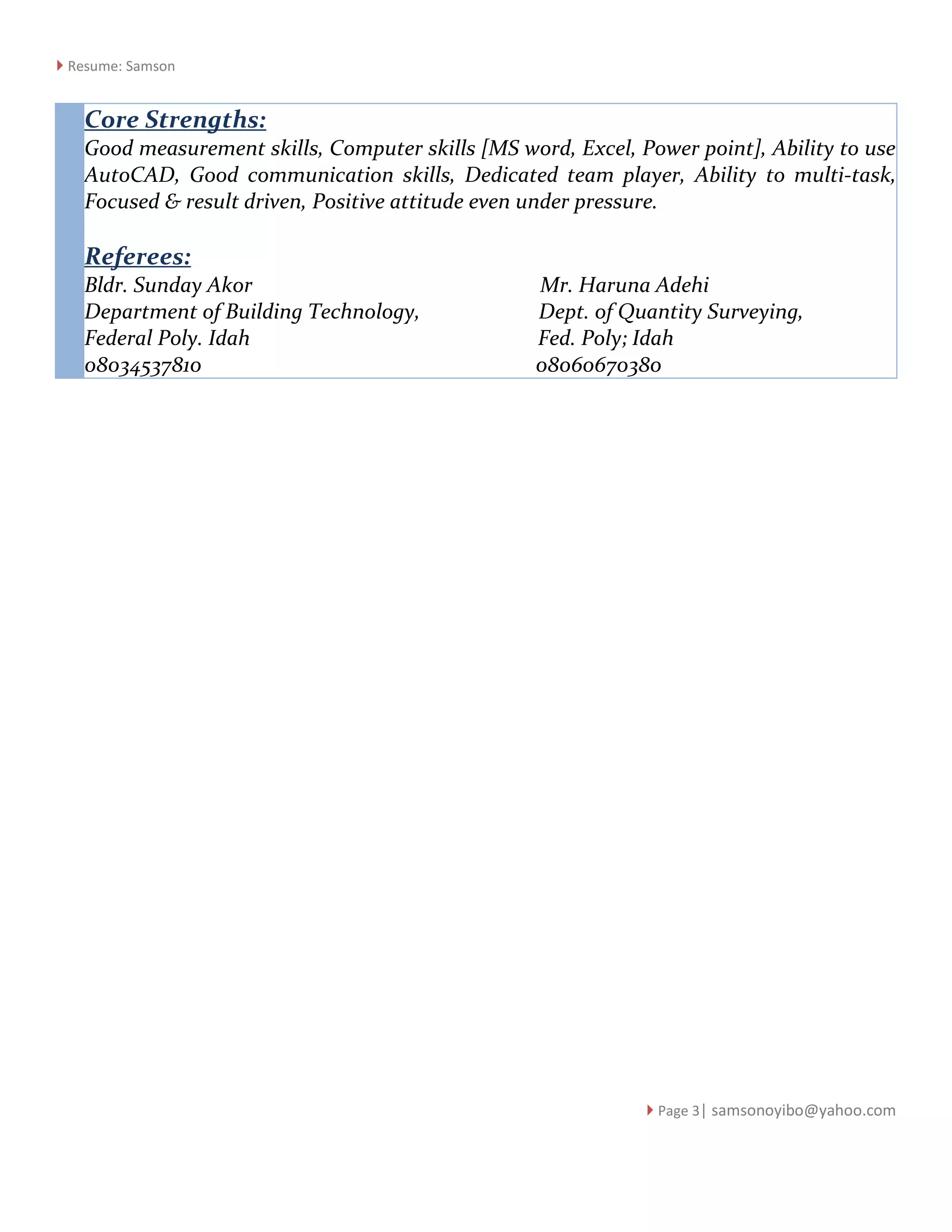 OYIBO AKWU SAMSON | PDF