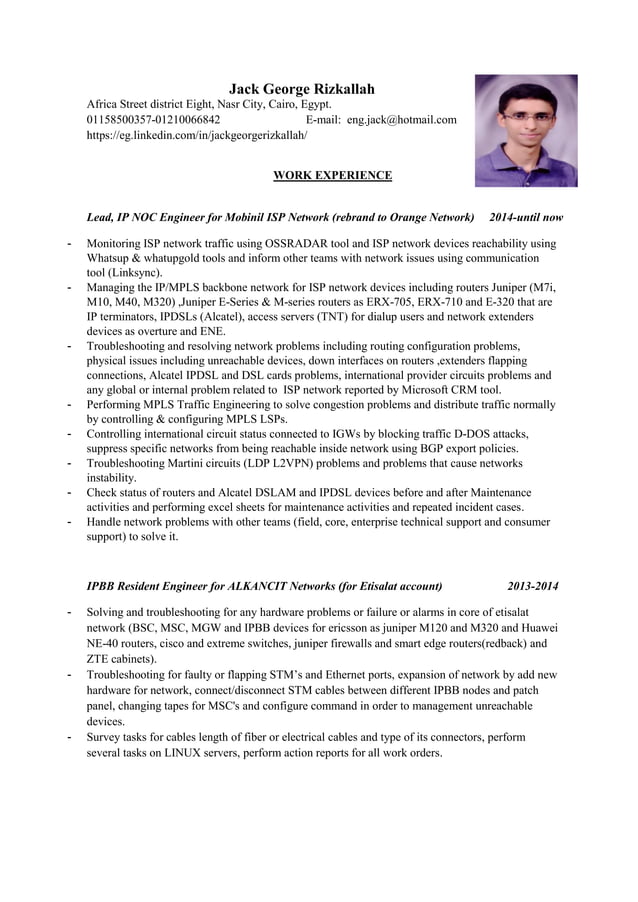 jack george cv | PDF