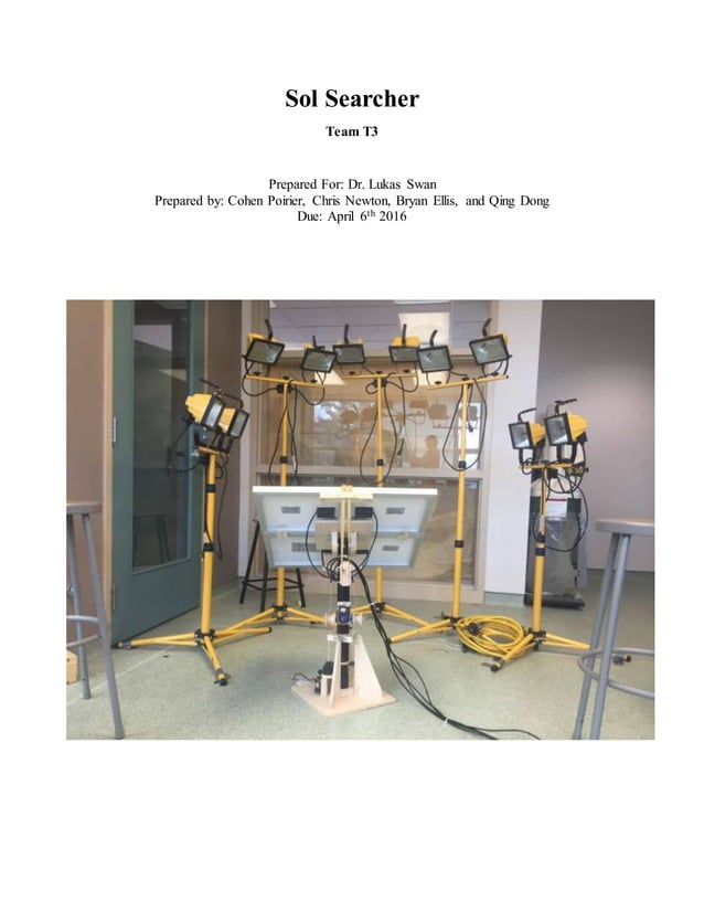 Final Design Report - 2 | DOCX | Physics | Science