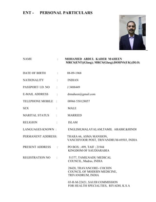 1.ENT. BIODATA - | DOC