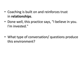 The Power of Coaching | PPTX