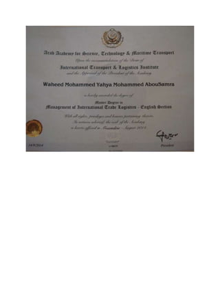 MASTER Certificate | DOCX