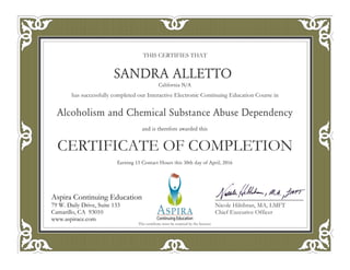 alcoholism and substance abuse | PDF
