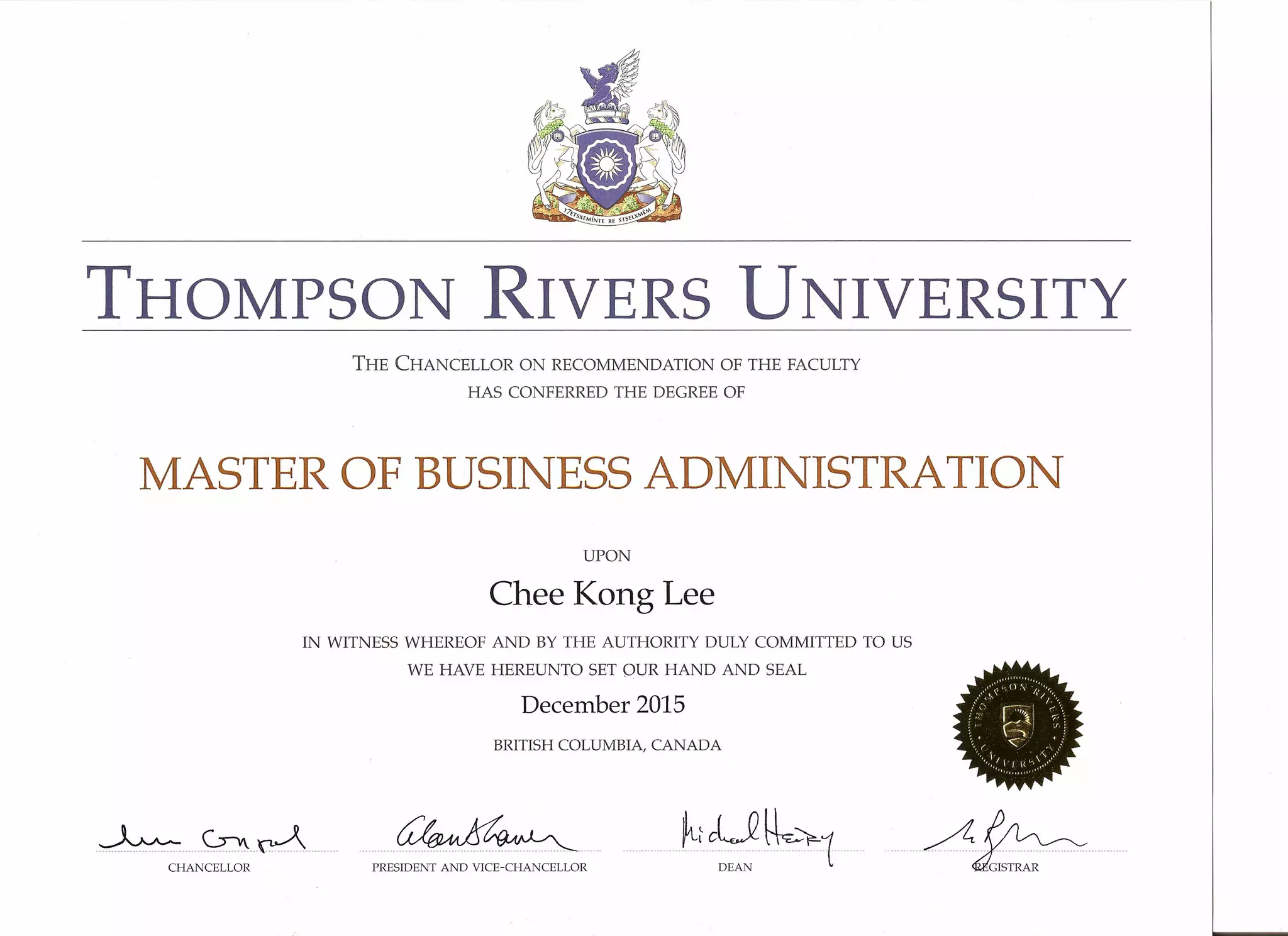 Degree_TRU_MBA | PPT