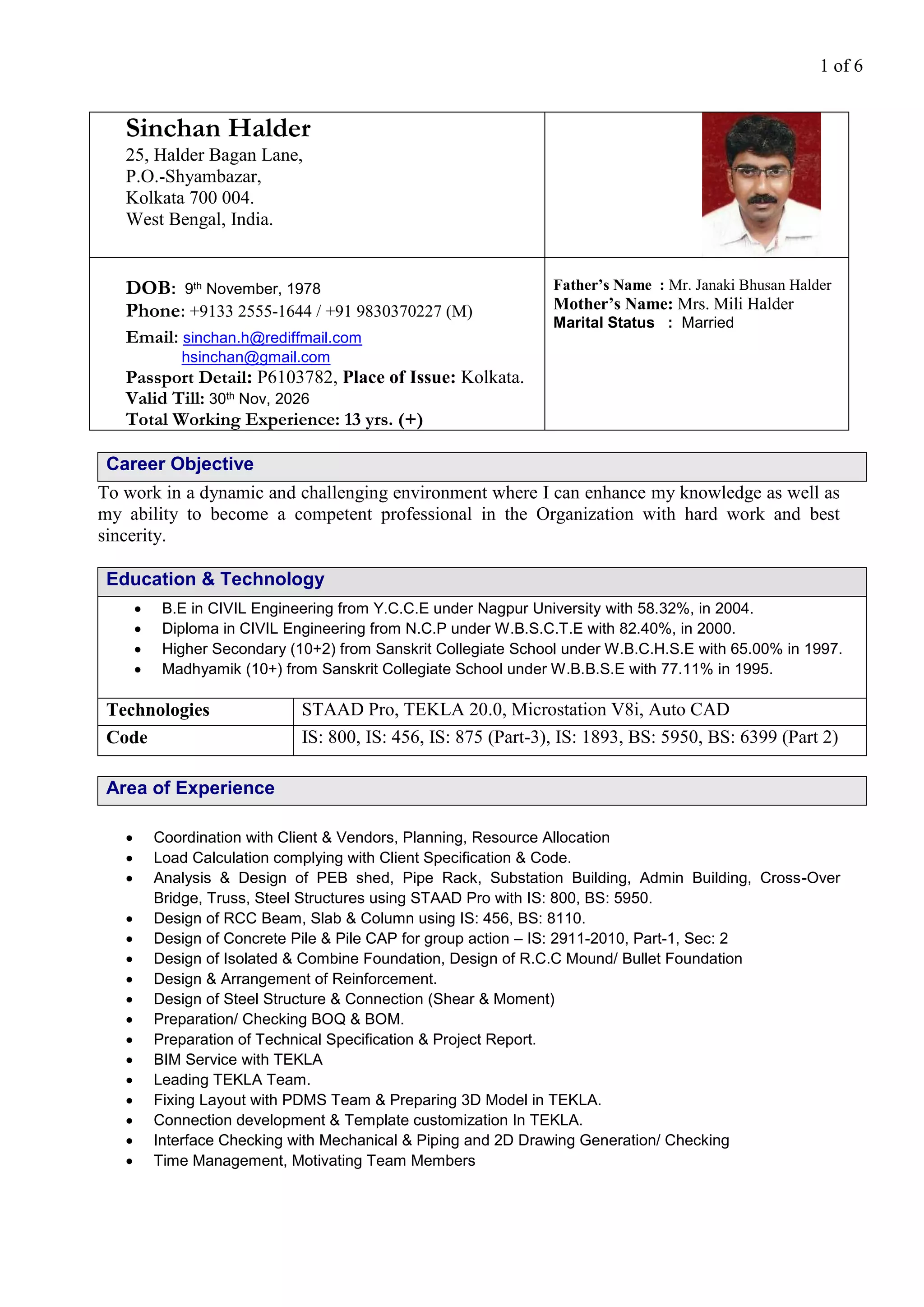 Sinchan_Halder_CV | PDF