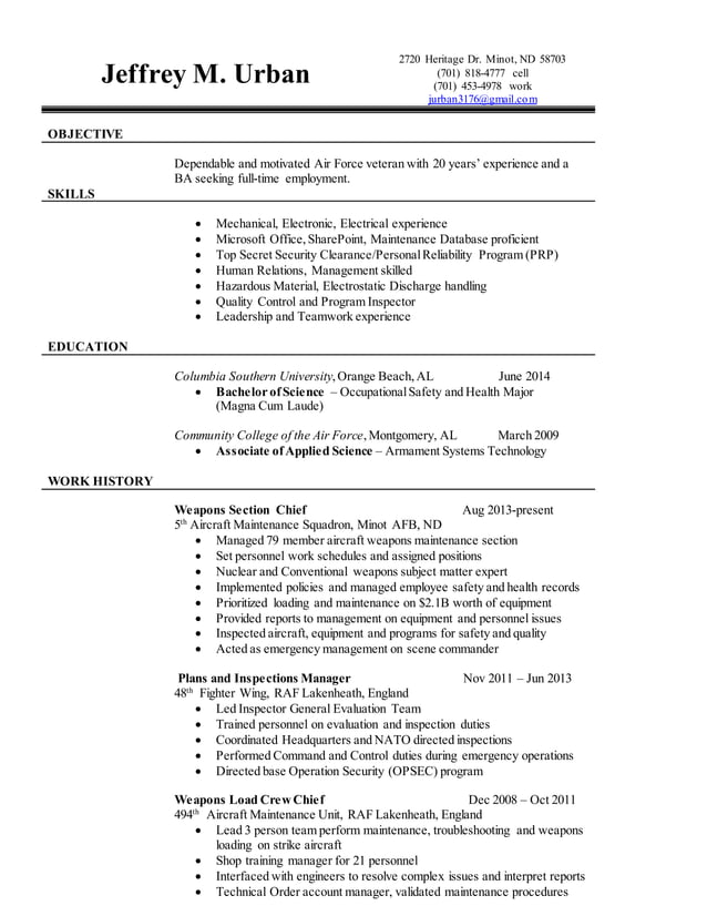 Aug 2015 resume | PDF