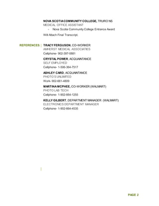 non medical resume | PDF